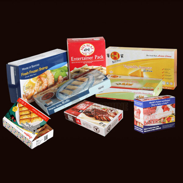 Custom Printed Frozen Food Paper Box Recyclable Packaging for Supermarket